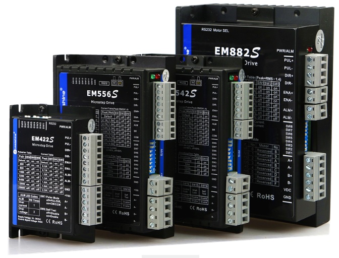 Leadshine open loop stepper drive, EM-S serie - ATB Automation
