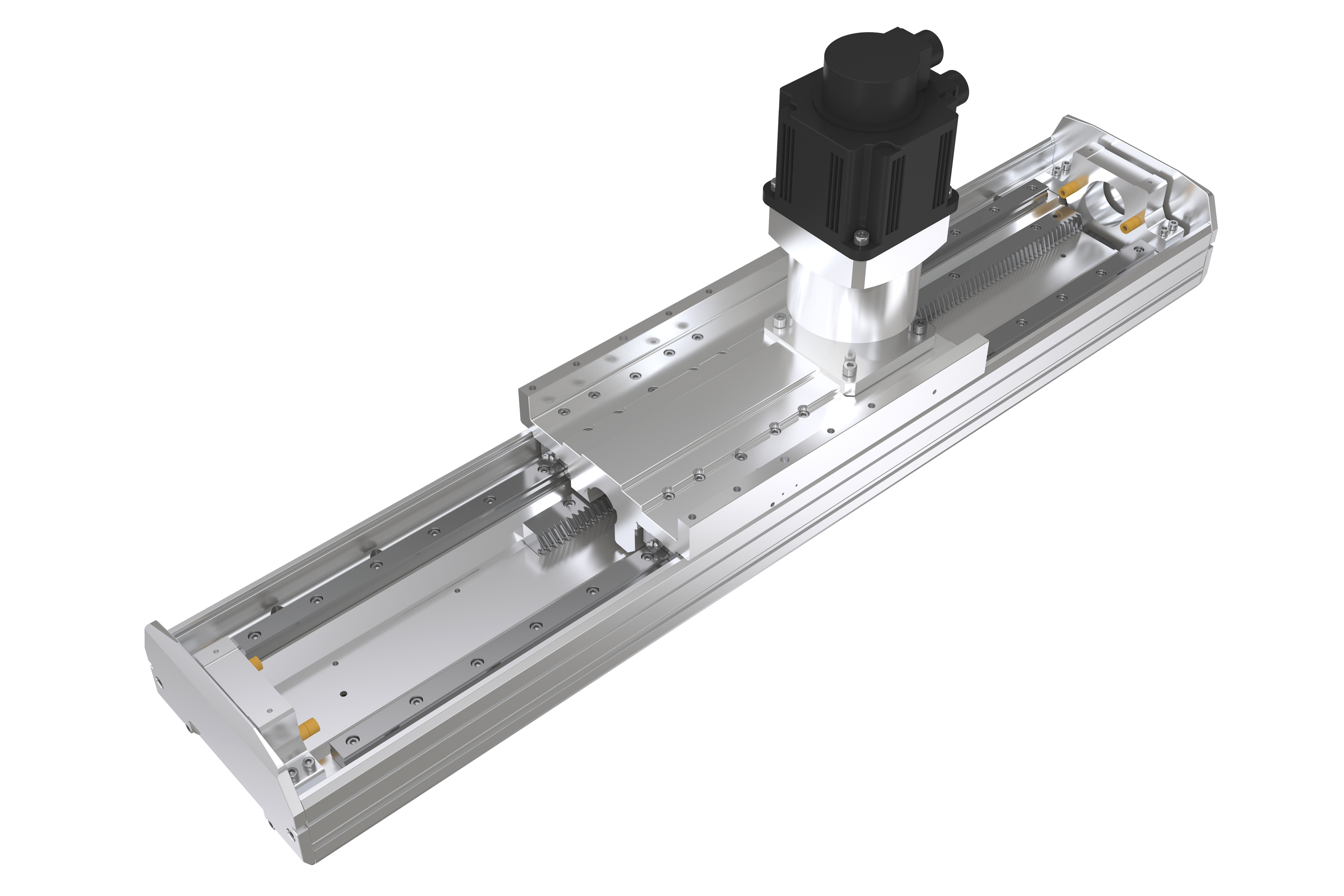 Lim-Tec linear actuator with rack and pinion transmission, GR-series ...