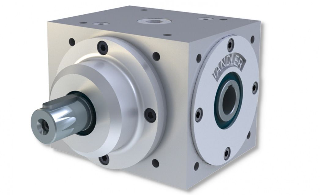 Hollow shaft spiral bevel gearbox - Tandler HW - ATB Automation