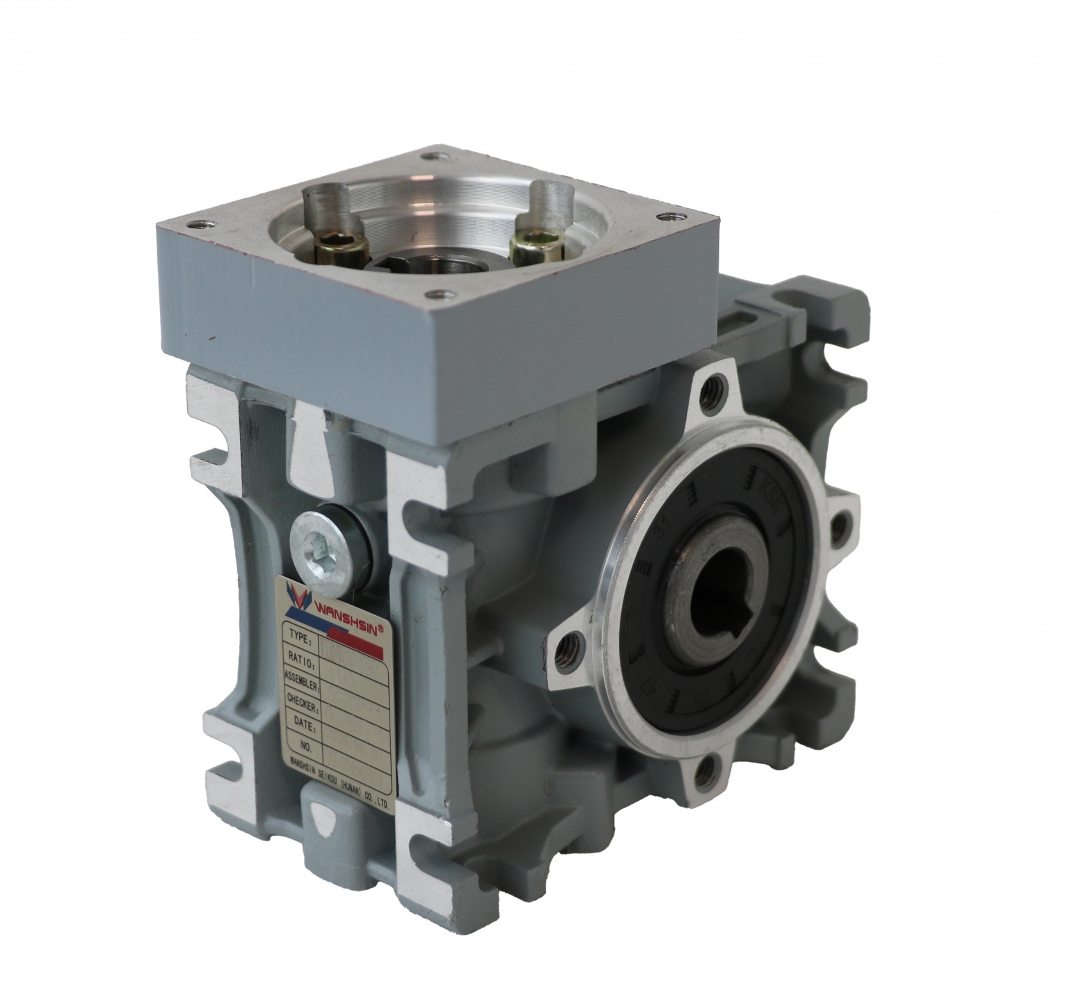 Wanshsin Worm gear reducer with servo flange - ATB Automation