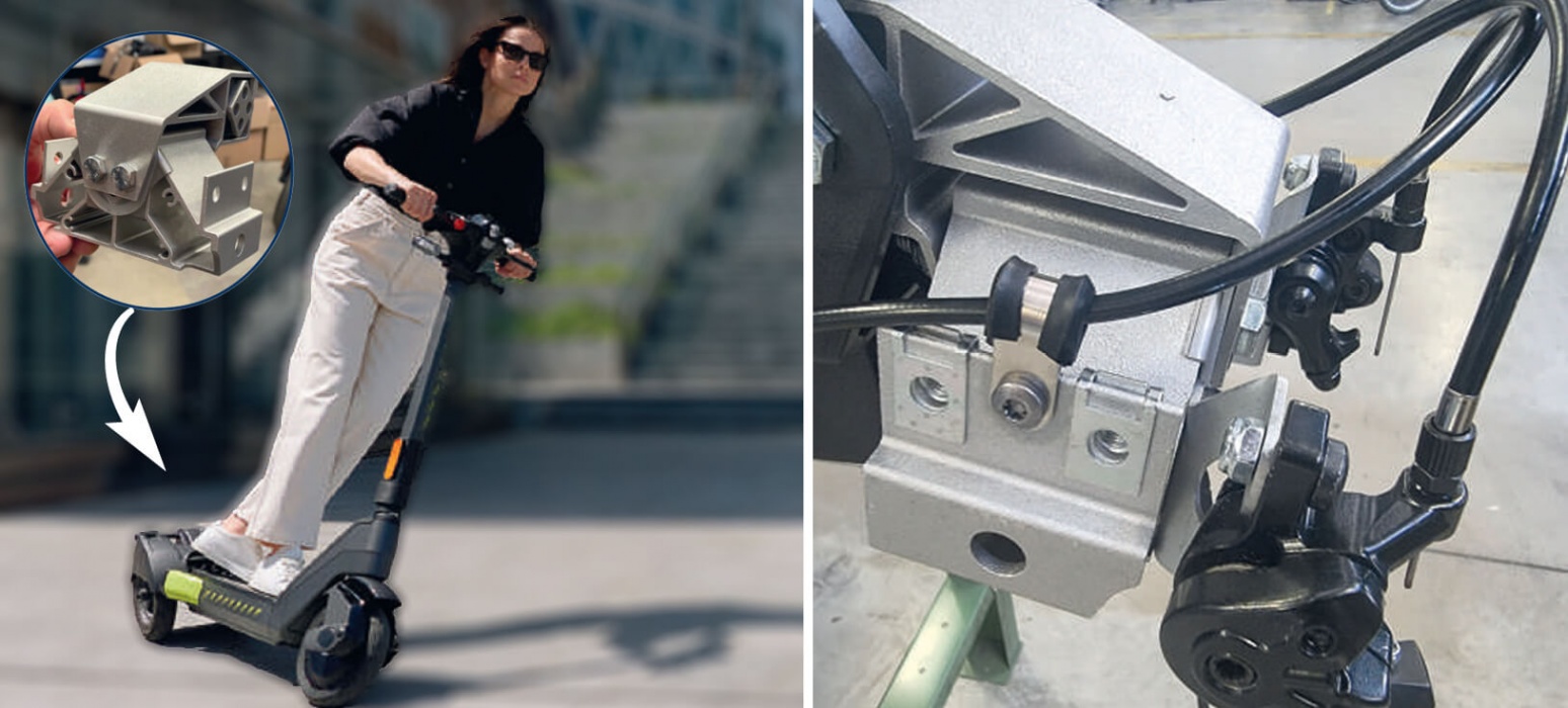 Rubber suspension element fixation flange- Rosta DW - ATB Automation