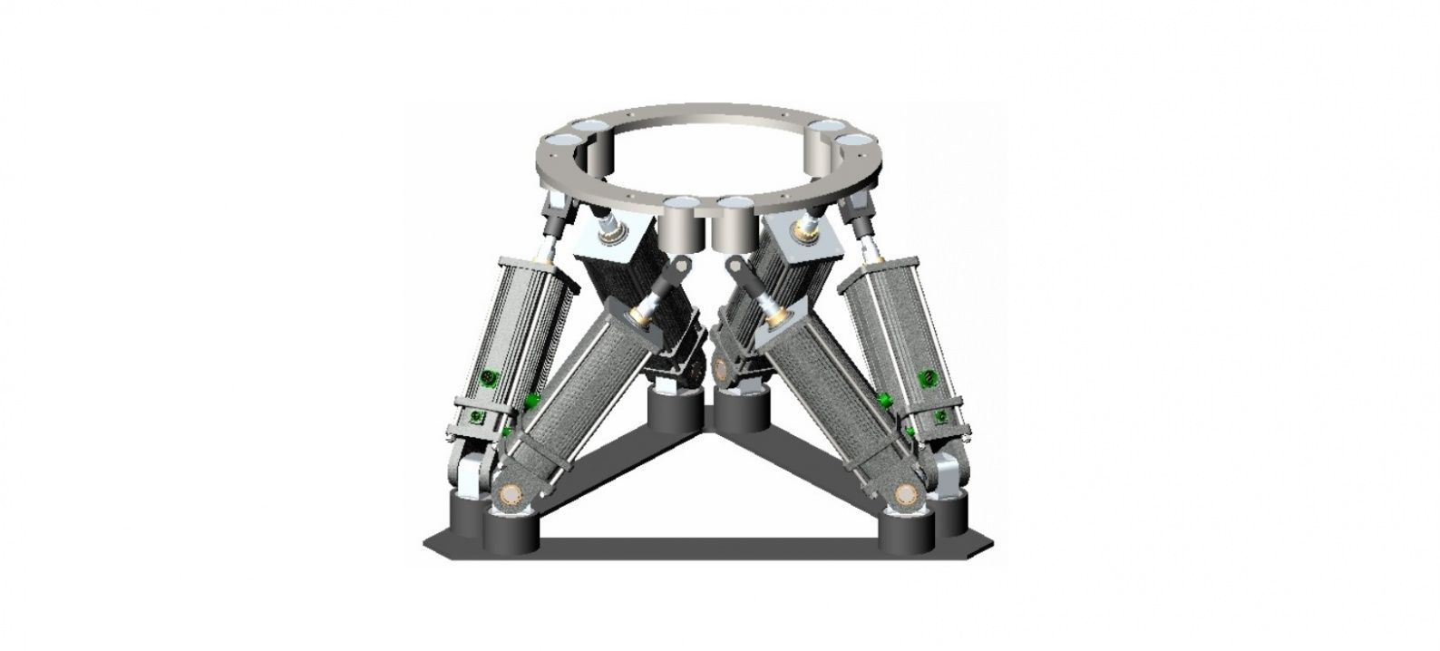 Hexapod in offshore with Exlar actuators and Stöber servo - ATB Automation