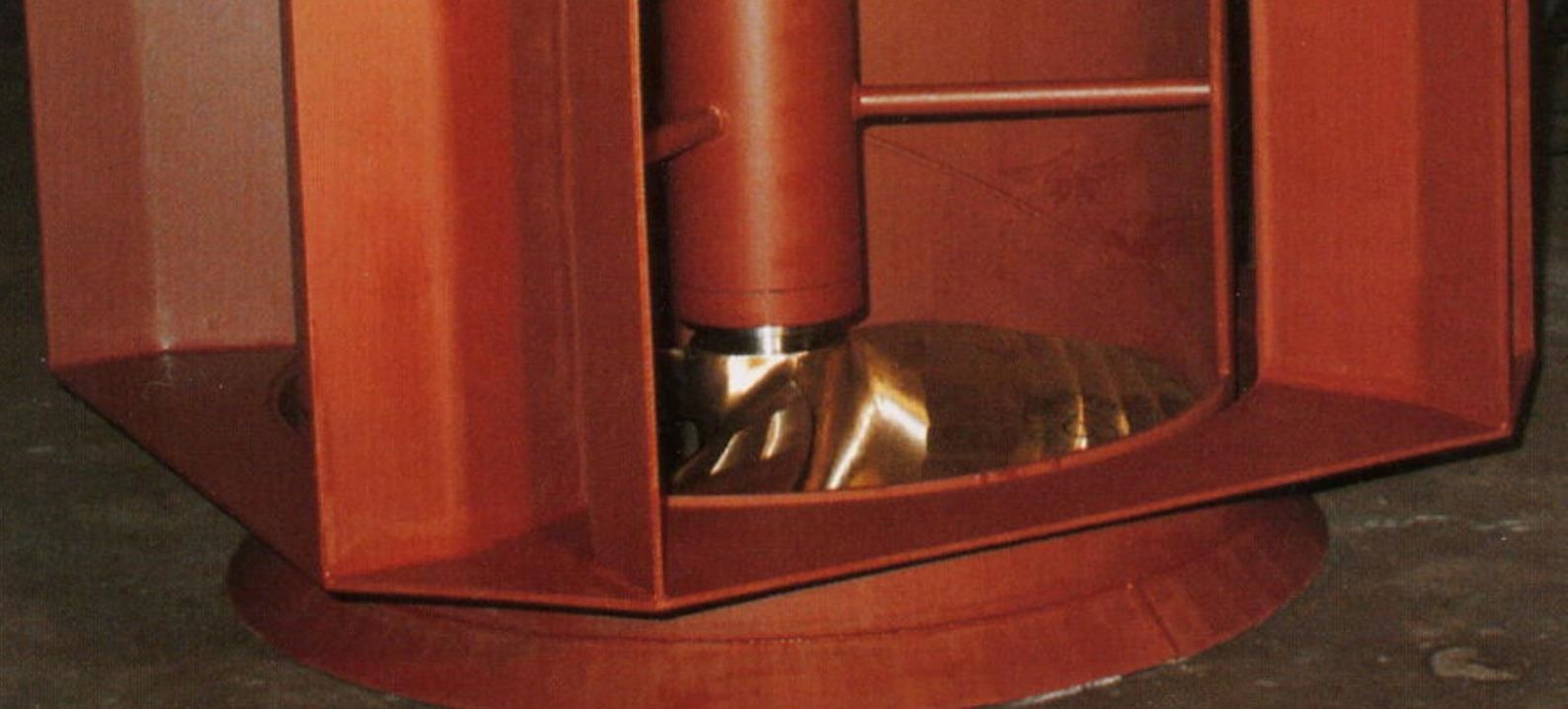 Bow thruster with Torriani slewing ring - ATB Automation