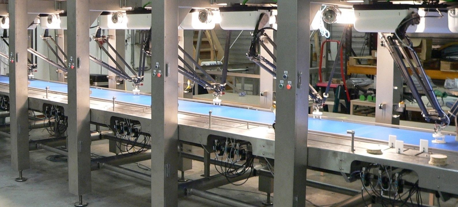Delta Robot with Stöber high torque planetary gears - ATB Automation