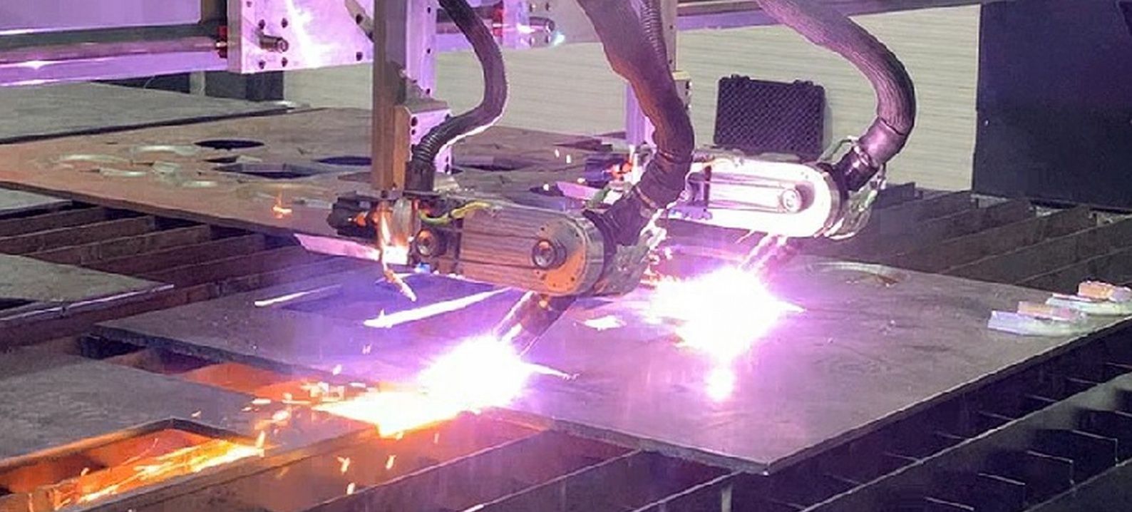 Plasma cutting machine with Wanshsin Harmonic Reducer - ATB Automation