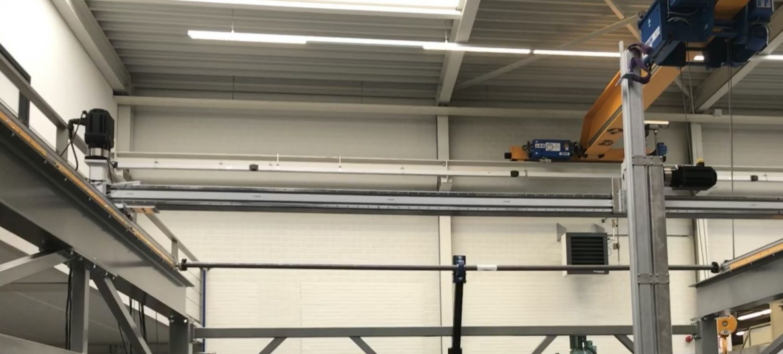 Portal robot solar panels with HSB, Wanshsin and Trio - ATB Automation