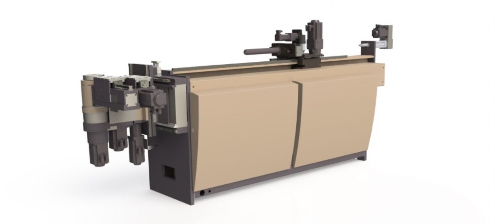 Multi radius bending machine with Stöber servo drives - ATB Automation