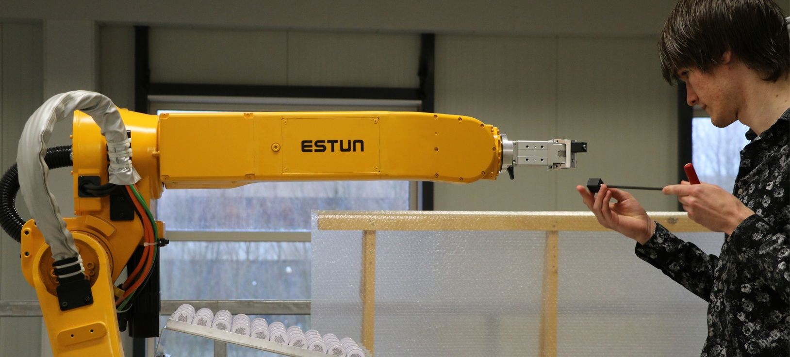 Remco takes the first steps with the Estun robot - ATB Automation