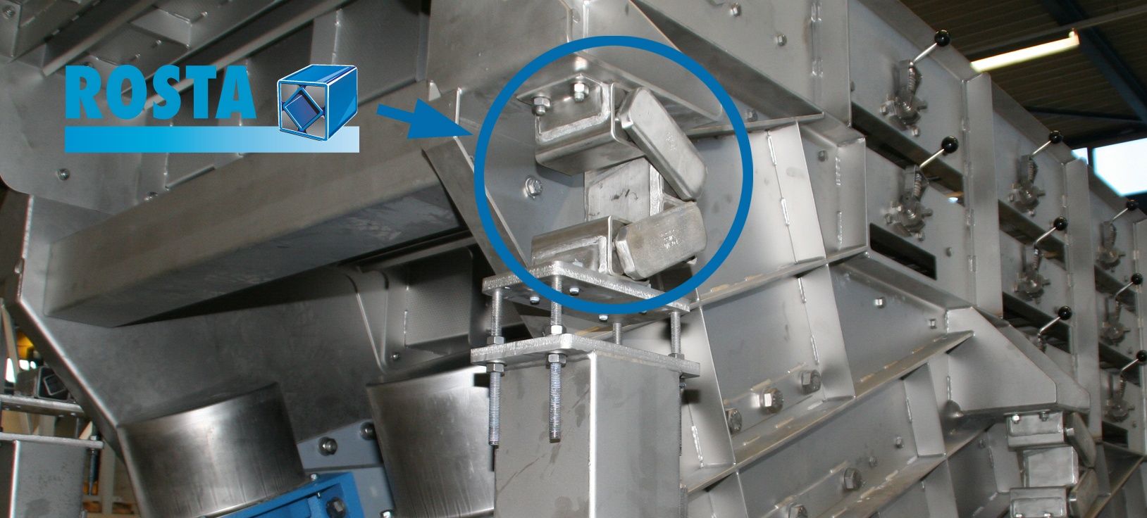 Degreasing oscillator with Rosta oscillating mountings - ATB Automation