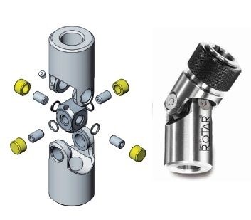 Rotar universal joints, cardan shaft and splines - ATB Automation
