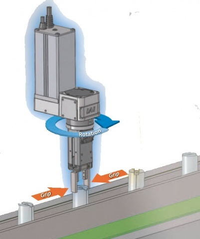 IAI rotary drive with gripper RCP6-RTCK - ATB Automation
