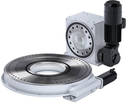 Heavy duty rotary indexing ring - WEISS CR - TH - ATB Automation