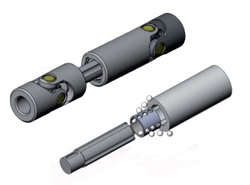 Rotar universal joints, cardan shaft and splines - ATB Automation