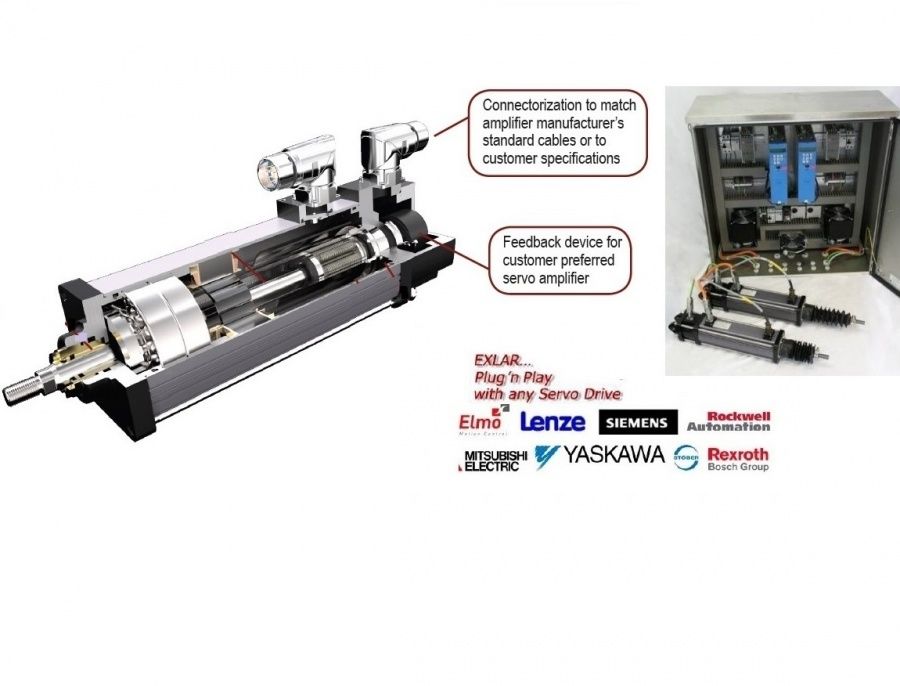 Exlar linear roller screw actuators - ATB Automation